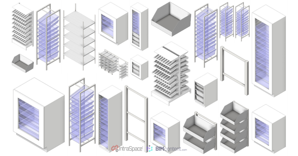 New Revit library updates from IntraSpace on BIMcontent.com