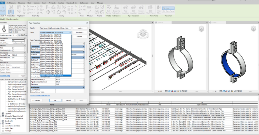 New BIM content updates from Anchorage on BIMcontent.com