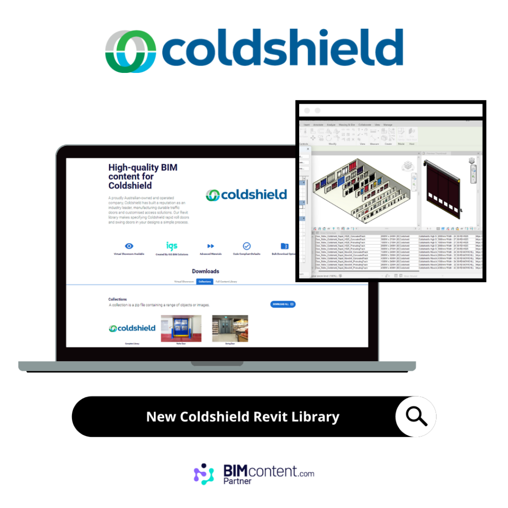 Does Coldshield Have BIM Content? They Do Now! - BIMcontent.com