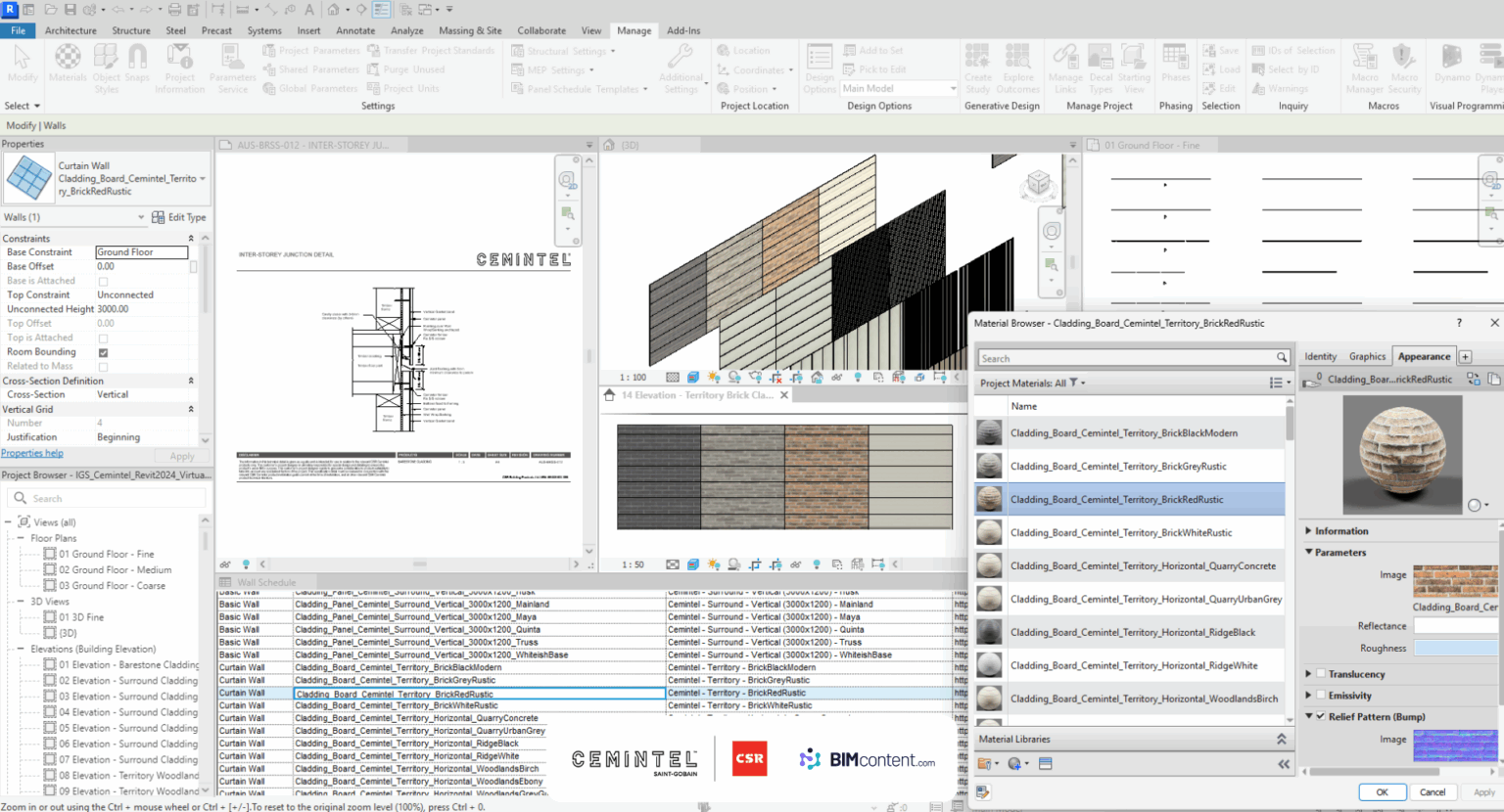 The New Cemintel Revit Library - Fibre Cement Building Systems ...